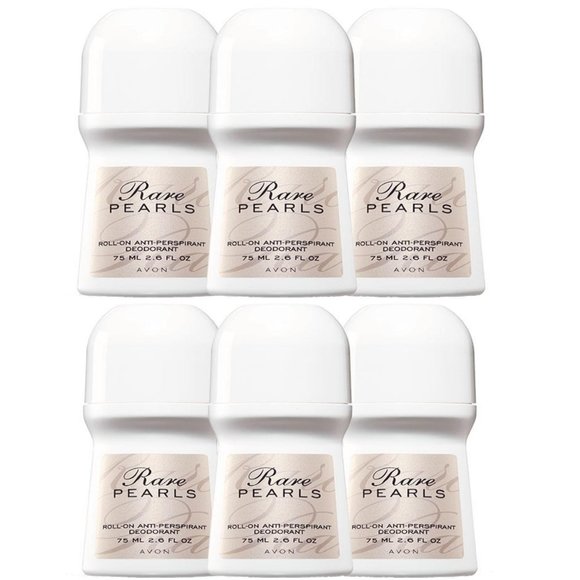 Avon | Bath & Body | Avon Rare Pearls Six Pack Rollon Antiperspirant ...